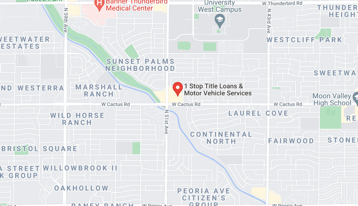 MVD Motor Vehicle Services in Glendale - 5036 W. Cactus Rd.